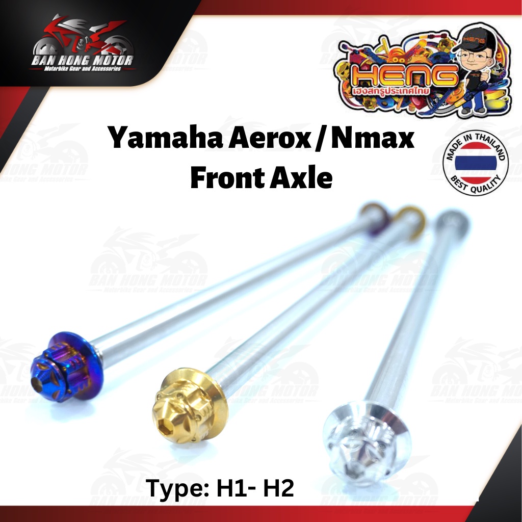 💫🇹🇭NVX NMAX Front Axle Shaft Bush Depan Fender Screws 100% HENG Thai🇹🇭 ...