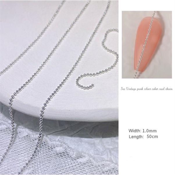 100 cm white ball string, decorative ball string Pieceg (String ...