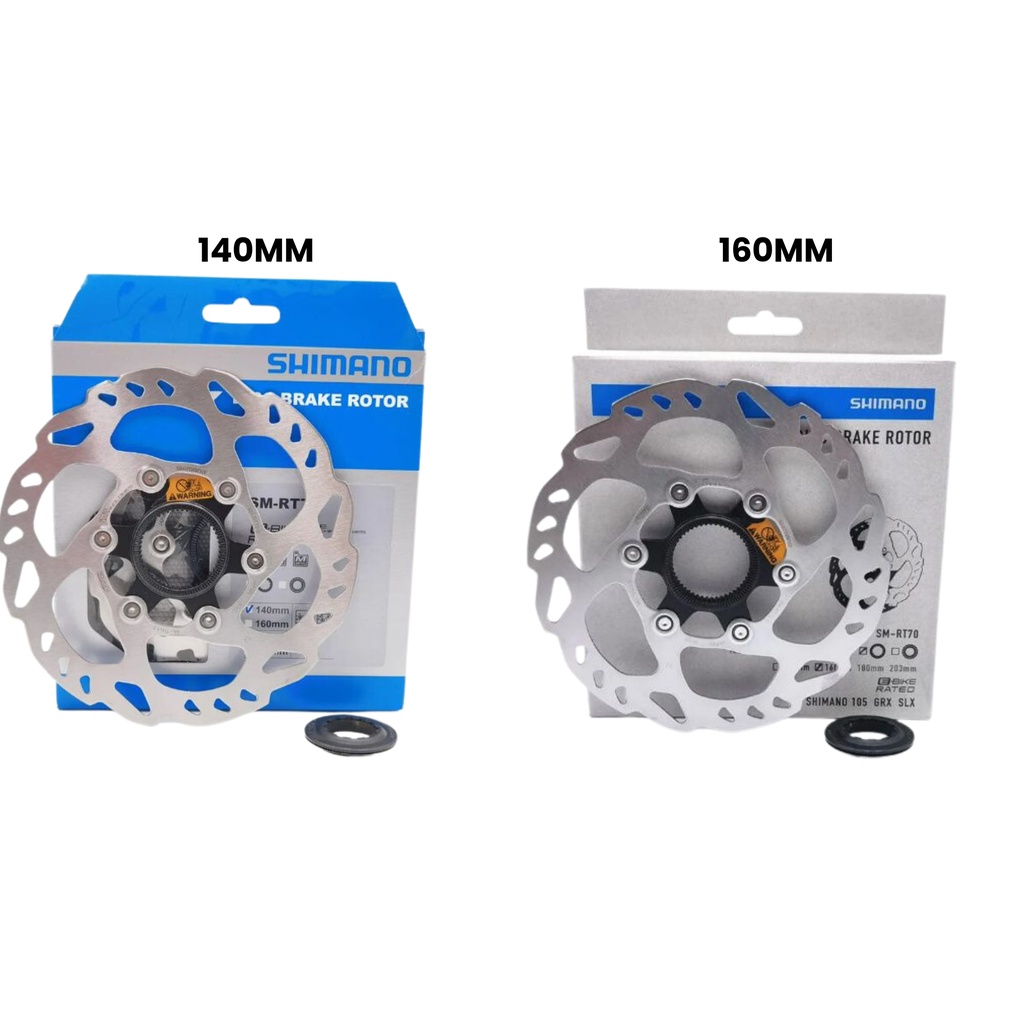 SHIMANO SLX 105 Series SM-RT70 Disc Brake Center Lock Rotor Ice Tech ...