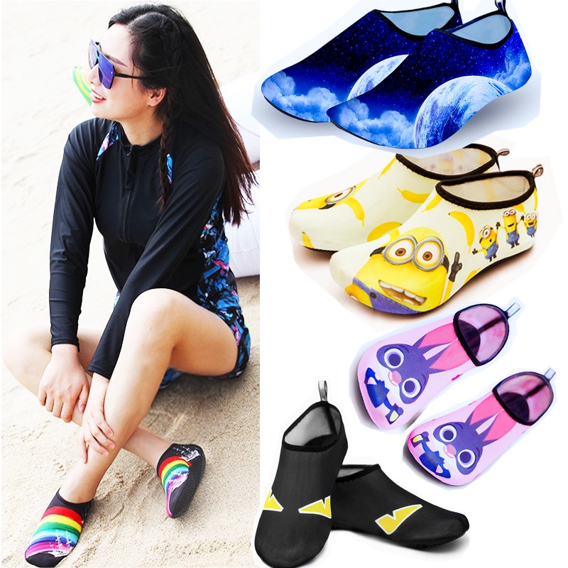 Beach Aqua Socks Women Men Kids Swimming Water Sport Sneaker Gym Yoga ...