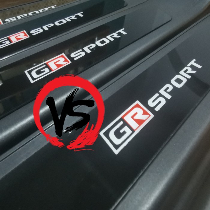 SILLPLATE/SIL PLATE/SIDE SILL PLATE FORTUNER GR Sport Non LED | Shopee ...