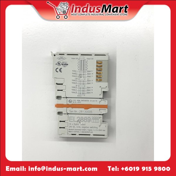 [Refurbish] BECKHOFF EL2889 EtherCAT Terminal, 16-channel digital ...