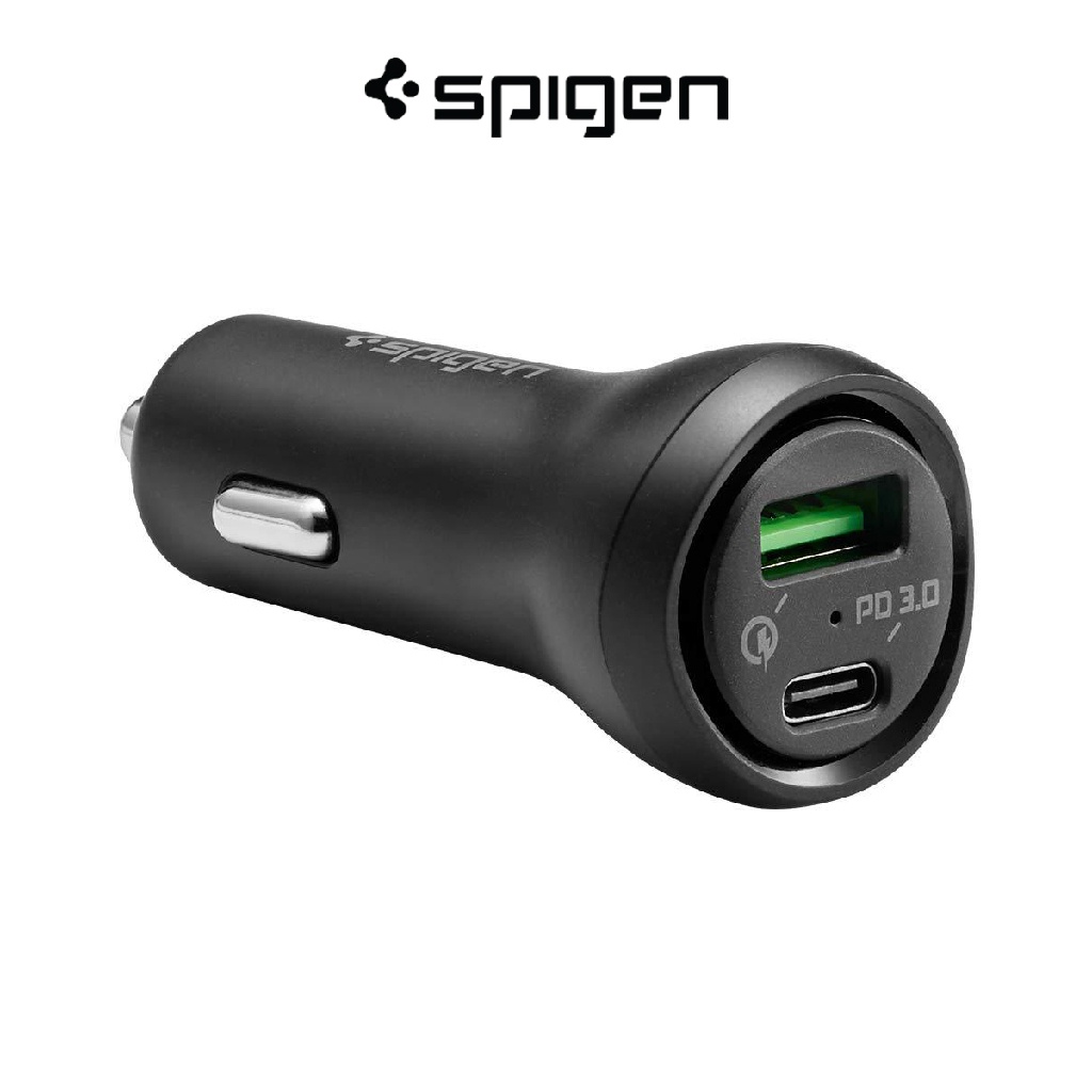 Spigen USB-C Power Delivery Car Charger with USB Adapter (30W) | Shopee ...