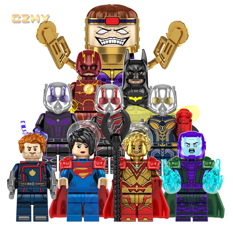 Super Heroes Wasp Stature Flash Adam Warlock Modol Villain Mini Bricks ...