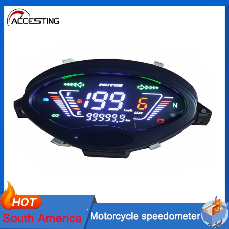 Full LCD Motorcycle Speedometer DIGITAL METER For Honda Charisma 125 X ...