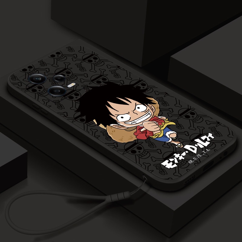 Casing Poco F5 F3 F4 F2 Pro C40 Phone Case one piece Cartoon Luffy ...