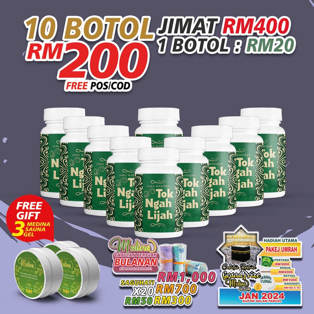 JAMU WARISAN TOK NGAH LIJAH | Shopee Malaysia
