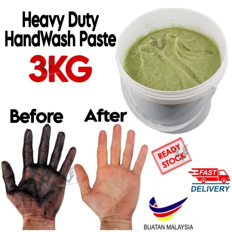 HEAVY DUTY HANDWASH PASTE 500G 1KG 3KG SABUN CUCI TANGAN MEKANIK POMEN ...