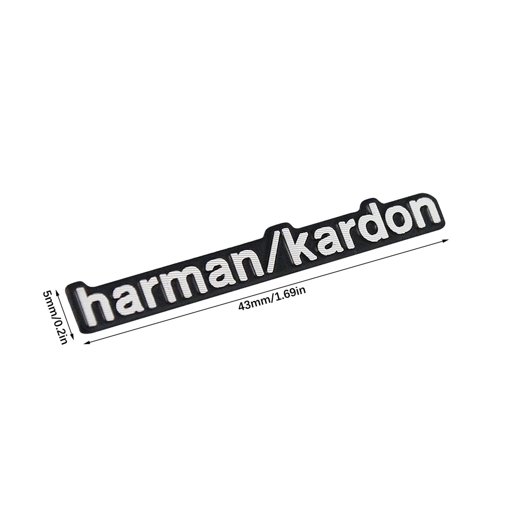 Harman Kardon Badge Emblem Sticker For Car Audio BMW VW Benz | Shopee ...