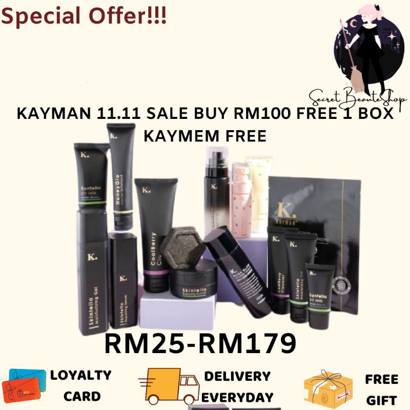 KAYMAN COMBO SET PRICE HONEY GLO COAL FACE SOAP SUNTELLA UV MLIK ...