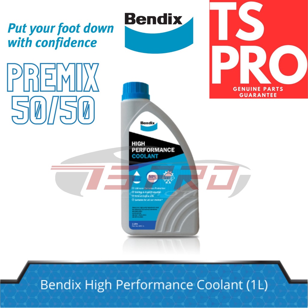 Bendix Genuine High Performance Coolant (1L)(Premix 50/50) | Shopee ...