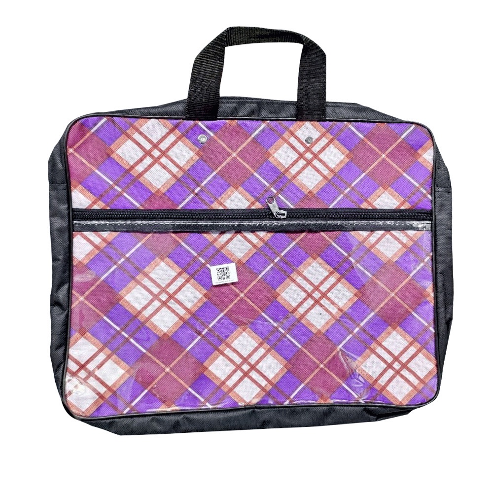 Canvas Files Bag with Handle Handbag File Folder Business Documents A4 ...