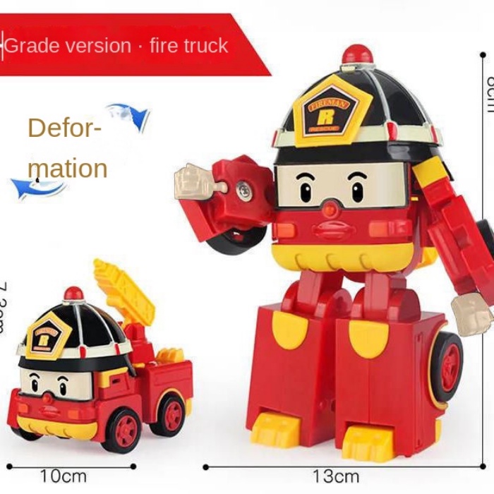 Deformation Robo car Toys Set Poli Robot Toys For Kids Transformer ...