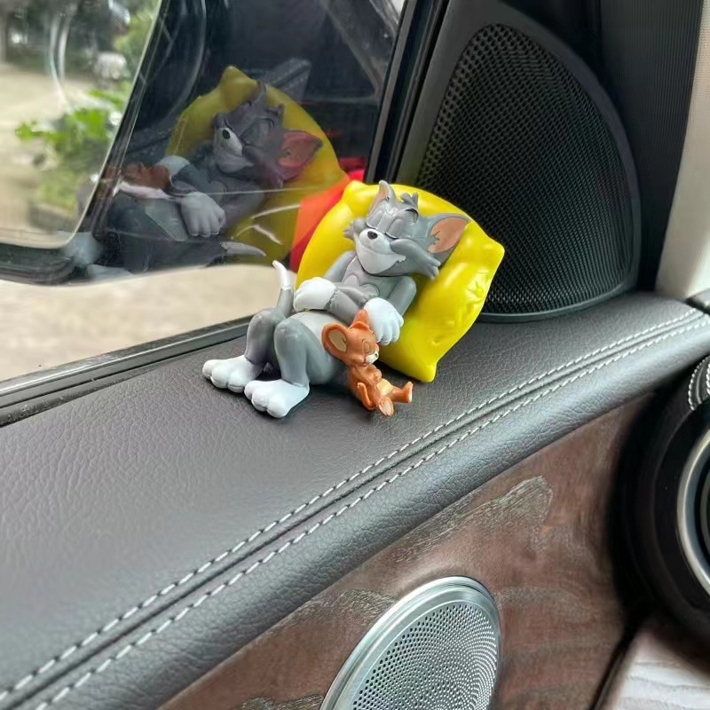 Tom and Jerry Car Decoration Sweet Dream Sleeping Tom Cat Decoration ...