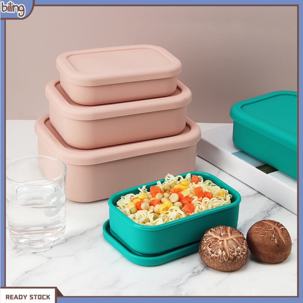 {biling} Wide Application Food Storage Box School Supplies Reusable ...