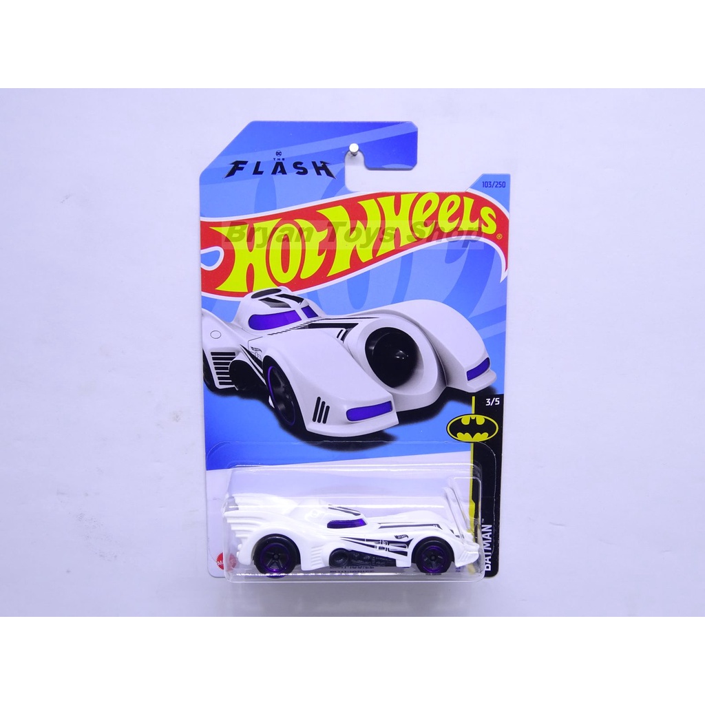 PUTIH Hot Wheels Batmobile White Flash | Shopee Malaysia