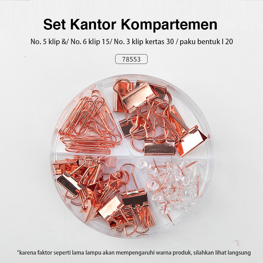 Mystyle DELI PUSH PIN / BINDER CLIP / PUSH PIN / UMBRELLA TACKS / 1 BOX ...