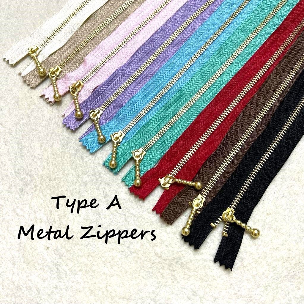 Zip Metal #3 Closed End Metal Nylon Zippers 闭尾拉链 DIY Bag Accessories ...