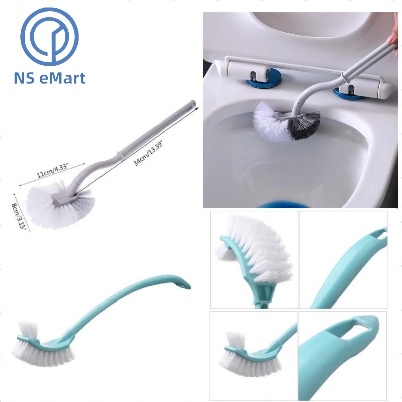 Dual Head Toilet Cleaning Brush | Berus Tandas | S-Shape Toilet Bowl ...