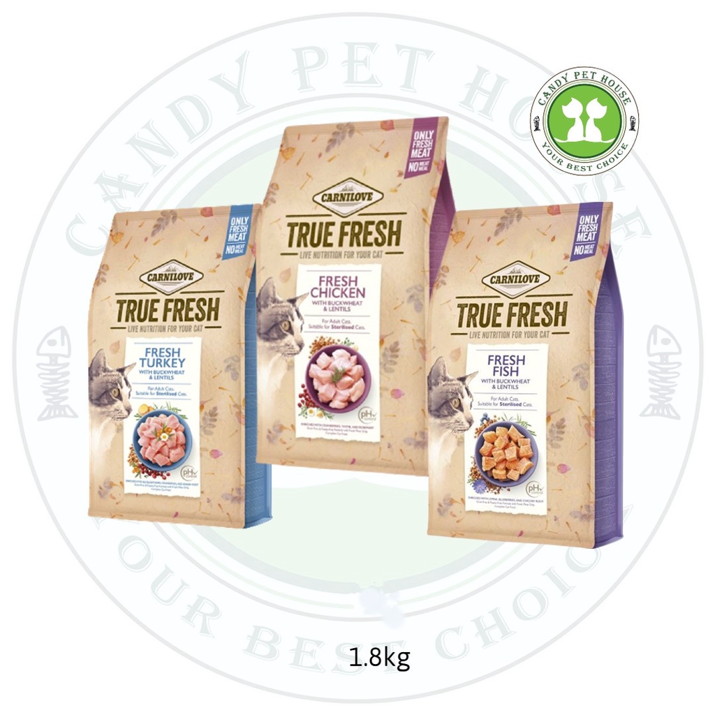 Carnilove True Fresh Cat Dry Food-1.8kg (SMALL) | Shopee Malaysia