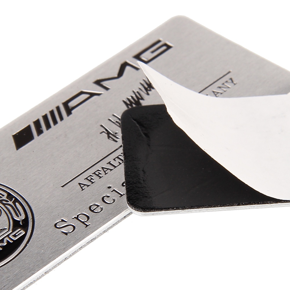 Car Side Window Badge 80x30mm Aluminum AMG Sticker Suitable for ...