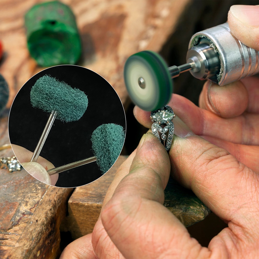 TL Mini Drill Abrasive Brush Shank Nylon Buffing Polishing Wheel Dremel ...