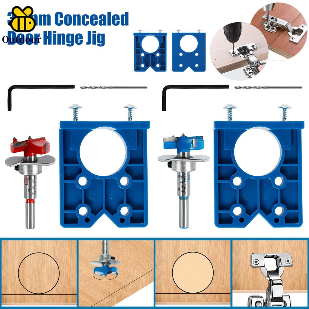 35mm Concealed Door Hinge Jig Accurate Locking Cabinet Door Hinge Hole ...
