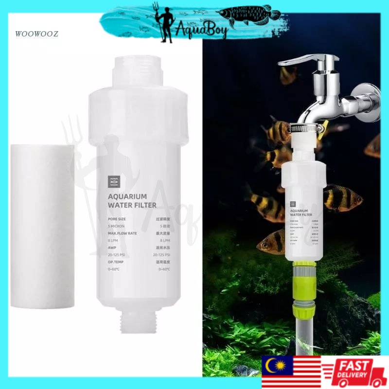 Aquarium water change tap water filter Anti chlorine remover dirt ...