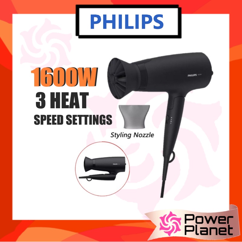 Philips BHD308 Hair Dryer 3000 Series 1600w (BHD308/13) / BHD360 2100w ( BHD360/23 ) / White ...