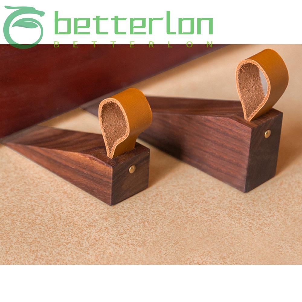 BETTER-LONTIME Door Stopper Gate Decor Anti-collision Nail-free Solid ...