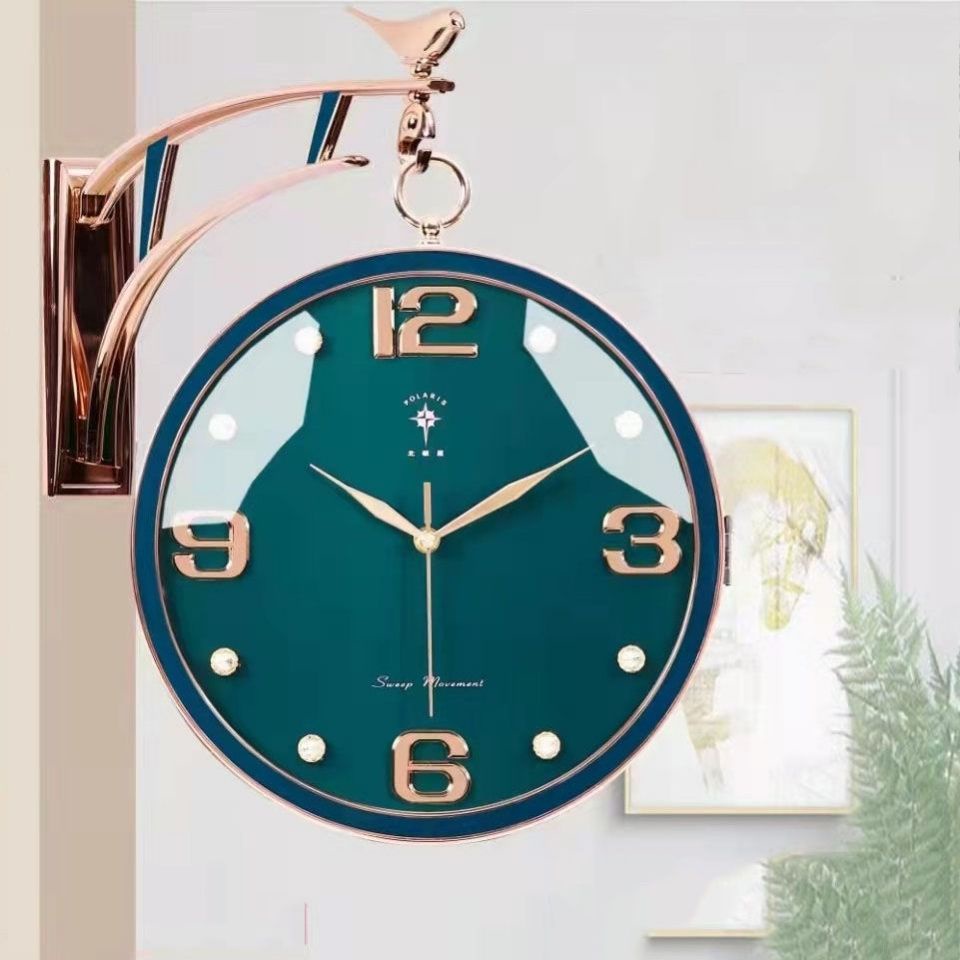 Polaris Double-Sided Wall Clock Living Room Household High-End Nordic ...