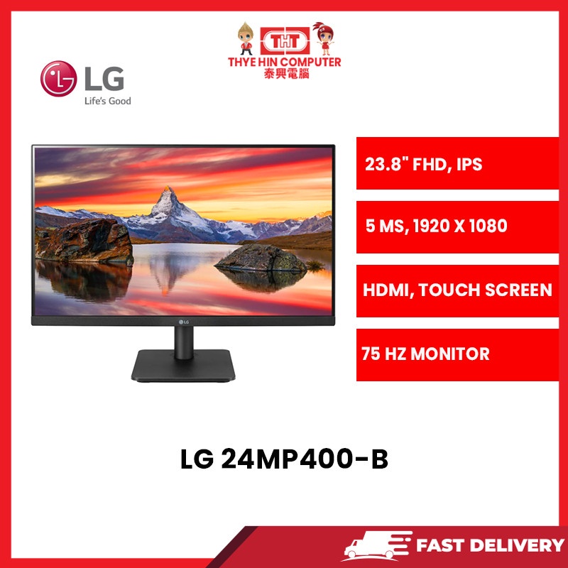 LG 24MP400-B 23.8" IPS FHD 1920X1080 75HZ FR | Shopee Malaysia
