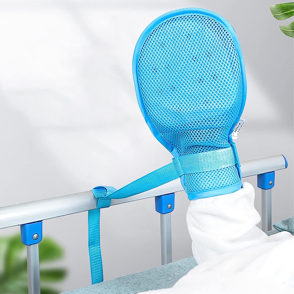 READY STOCK 1 Pair Control Mitts Dementia Restraint Glove Prevent Self ...