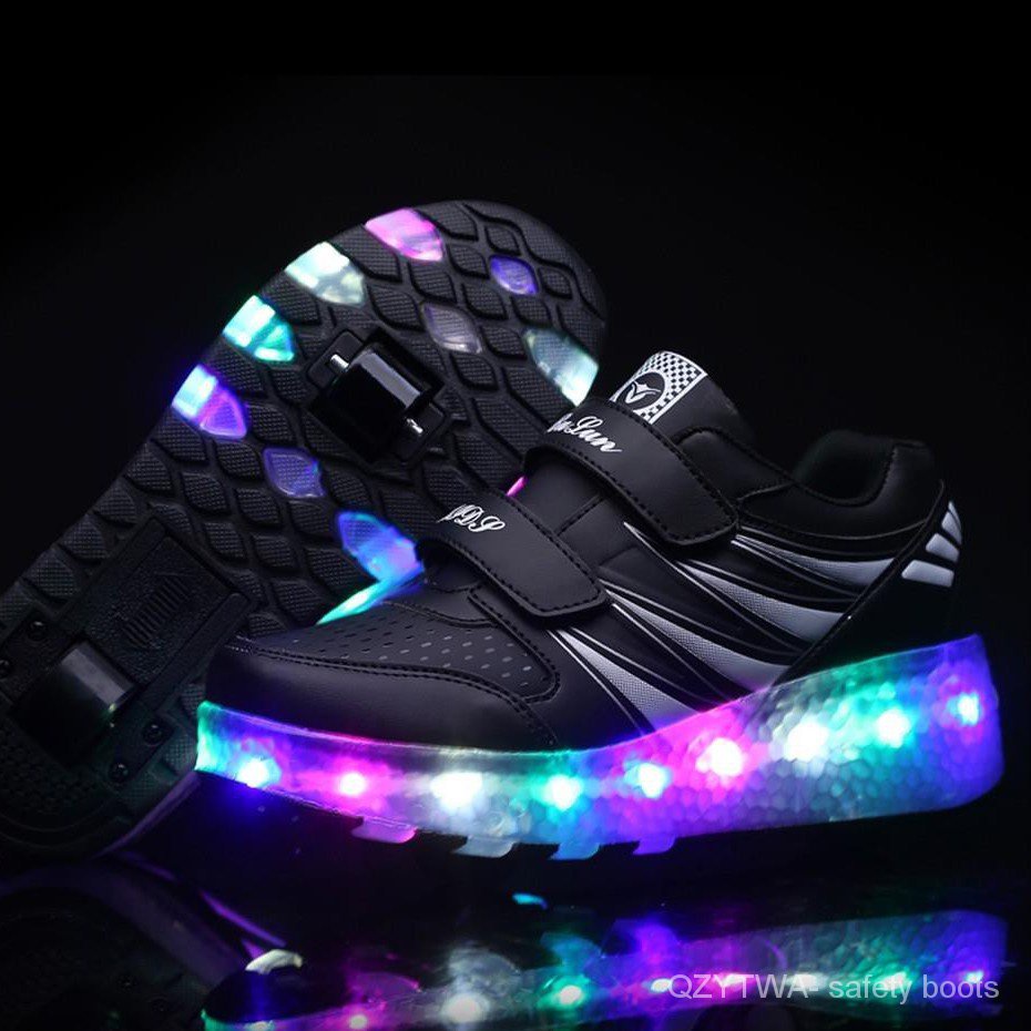 【Spot goods】heelies 2021 glowing sneakers kids roller skate shoes ...