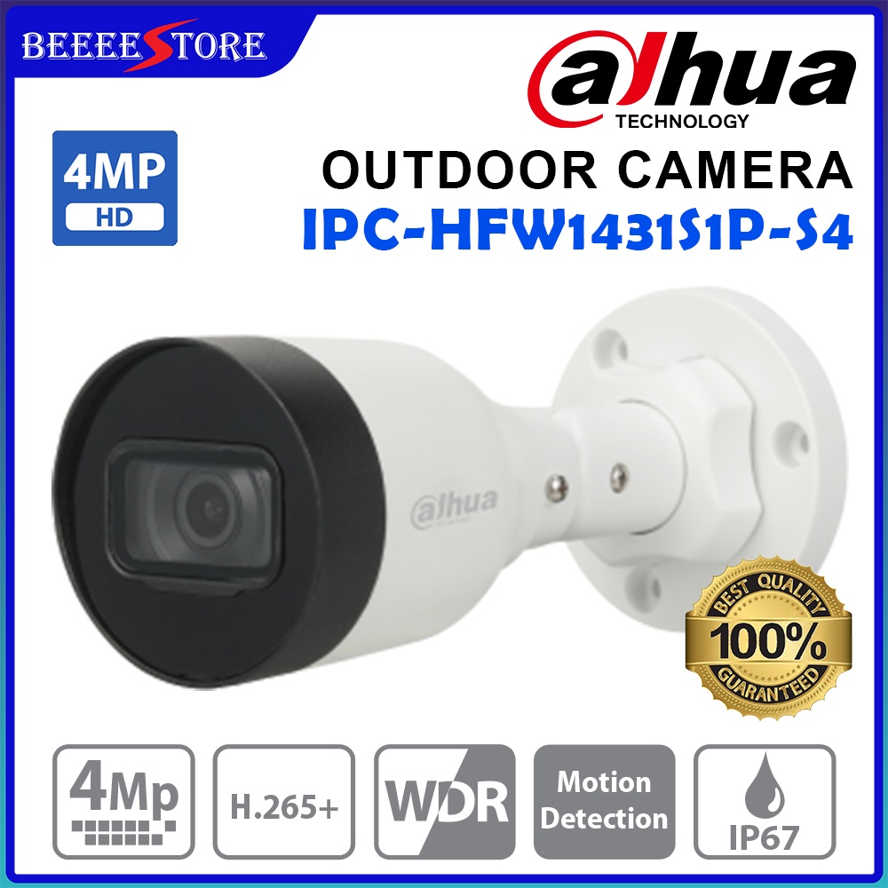 DAHUA IPC-HFW1431S1P-S4 IP NETWORK CAMERA 4MP OUTDOOR CAMERA | Shopee ...