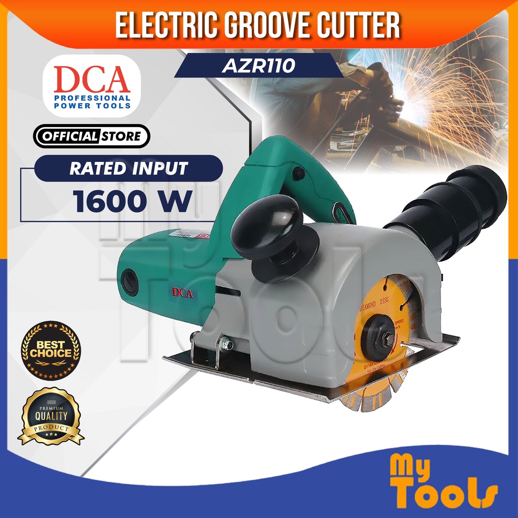 Mytools DCA Electric Groove Cutter AZR110 (1600W) Heavy Duty | Shopee ...
