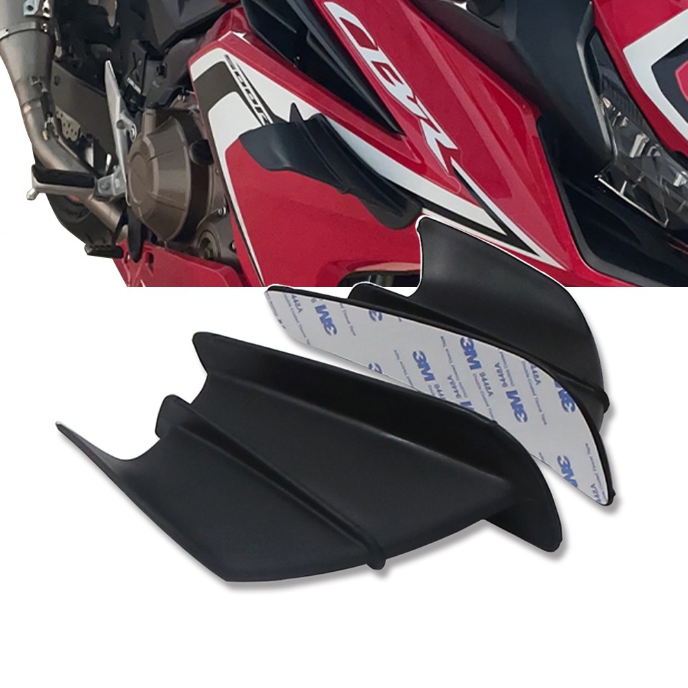 1 Pair Universal Motorcycle Winglet Side Wings Fittings for Honda ...