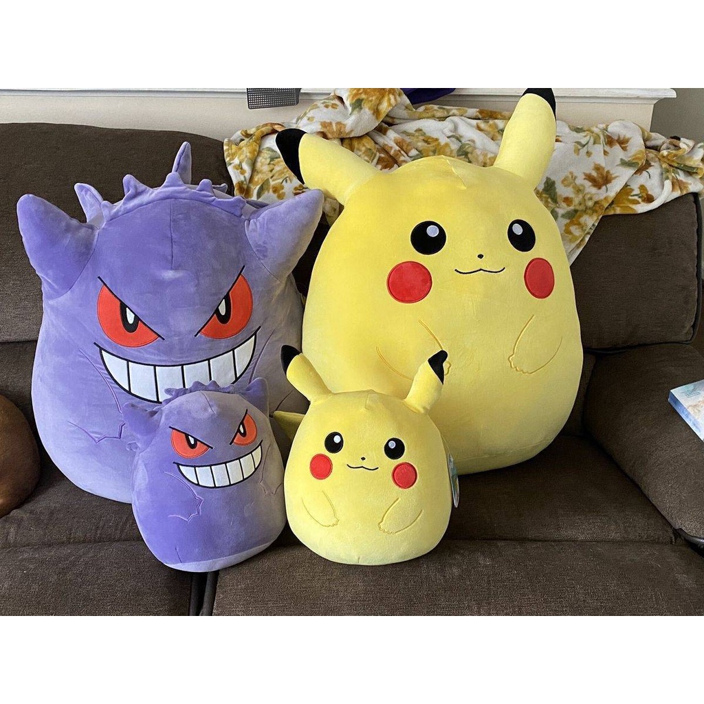 Pokemon Pikachu Gengar Squishmallow Charmander Christmas Reindeer Plush ...