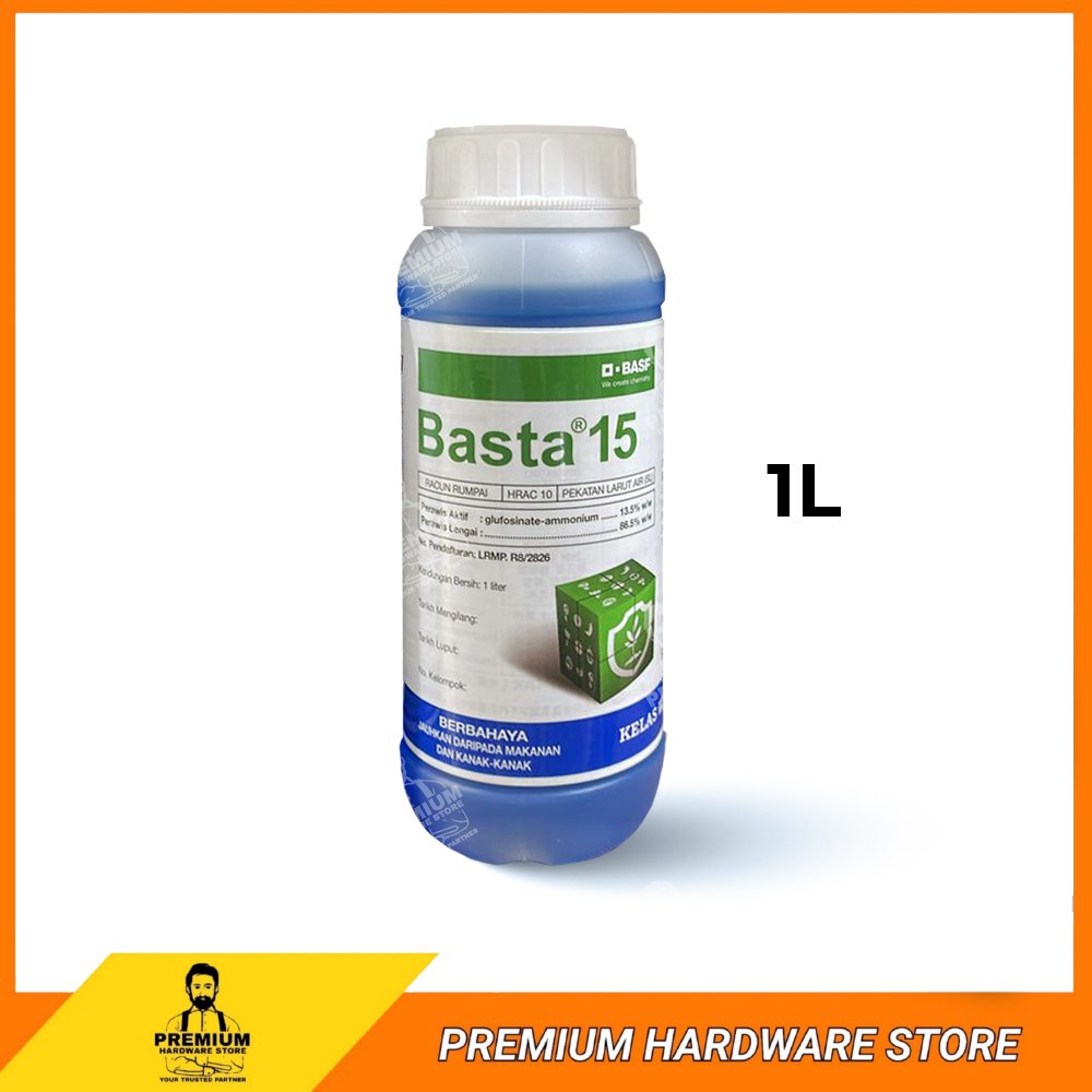 BASF BASTA 15 1 Liter Glufosinate Ammonium 13.5% (Same As Avata) Racun ...