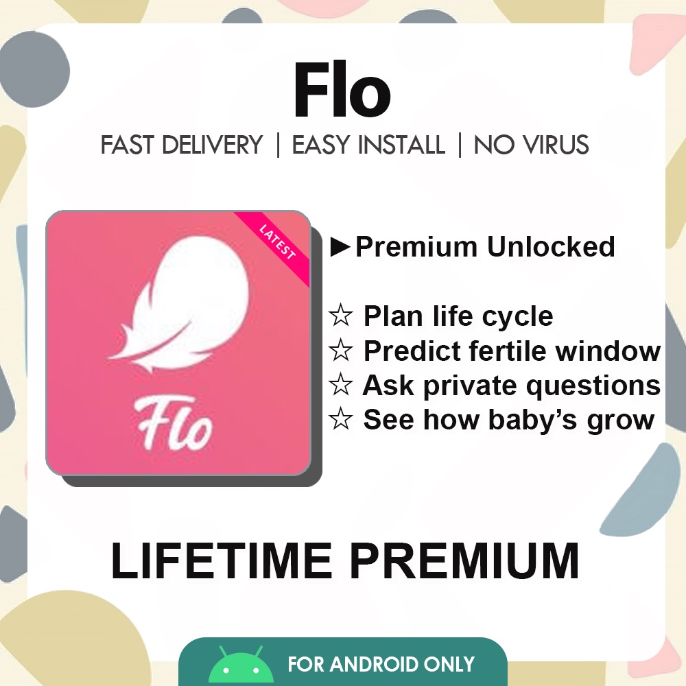 Flo ⚡ Latest 2024 ⚡ Lifetime Premium ⚡ Android APP | Health & Fitness ...