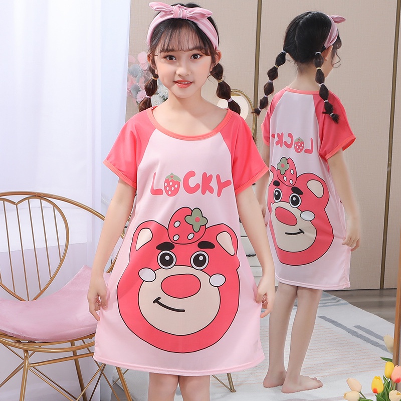 Summer Girls Nightgown shop Pajamas Kids Short