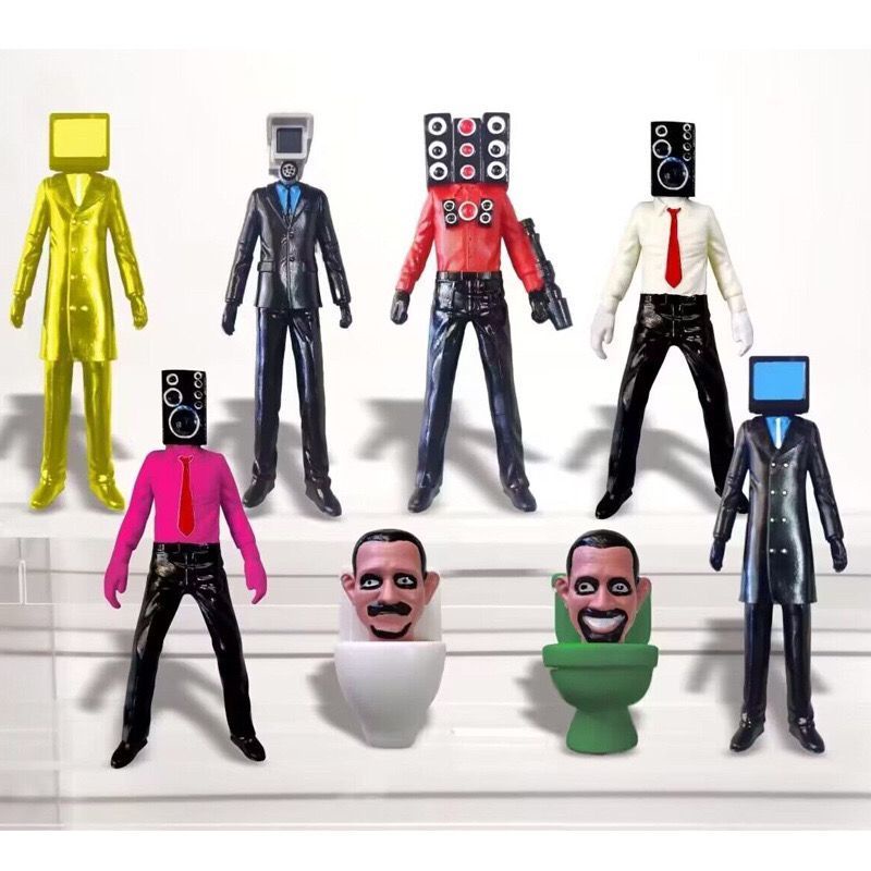 Toilet Man Audio Man Toilet Monster Monitor Figure Titan TV Man's Model ...