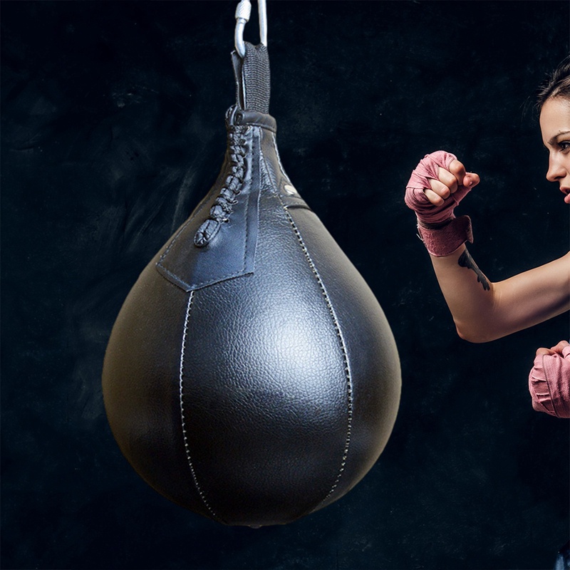 FAUSE PU Leather Boxing Ball,Speed Ball Gym MMA Boxing Sports Pear ...