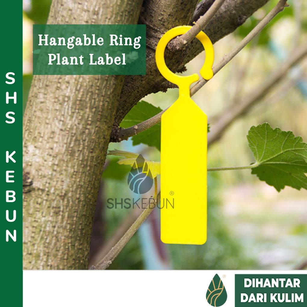 Hangable Ring Shape 1PC Plant Label Plastic Plant Tagging Fruit Tag ...