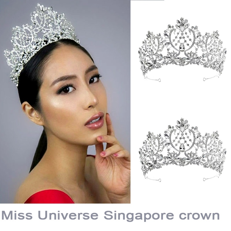 Miss Universe Singapore crown Luxury European retro Baroque bridal ...
