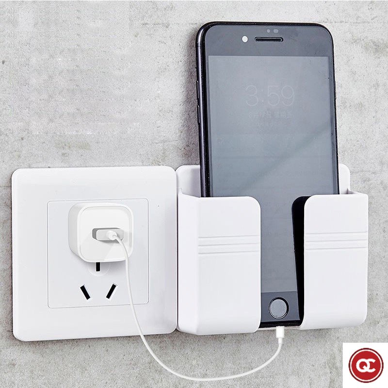 QC Wall Mounted Shelf Organizer Storage Box Remote Control Mounted ...