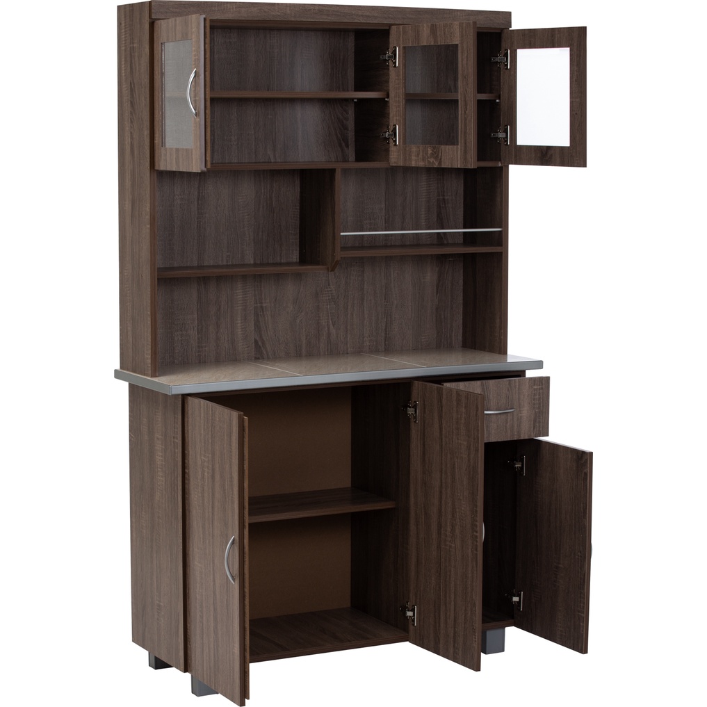 DFP Perabot Pantry Cabinet Dapur Frey 1.2M tall kitchen cabinet Sonoma ...