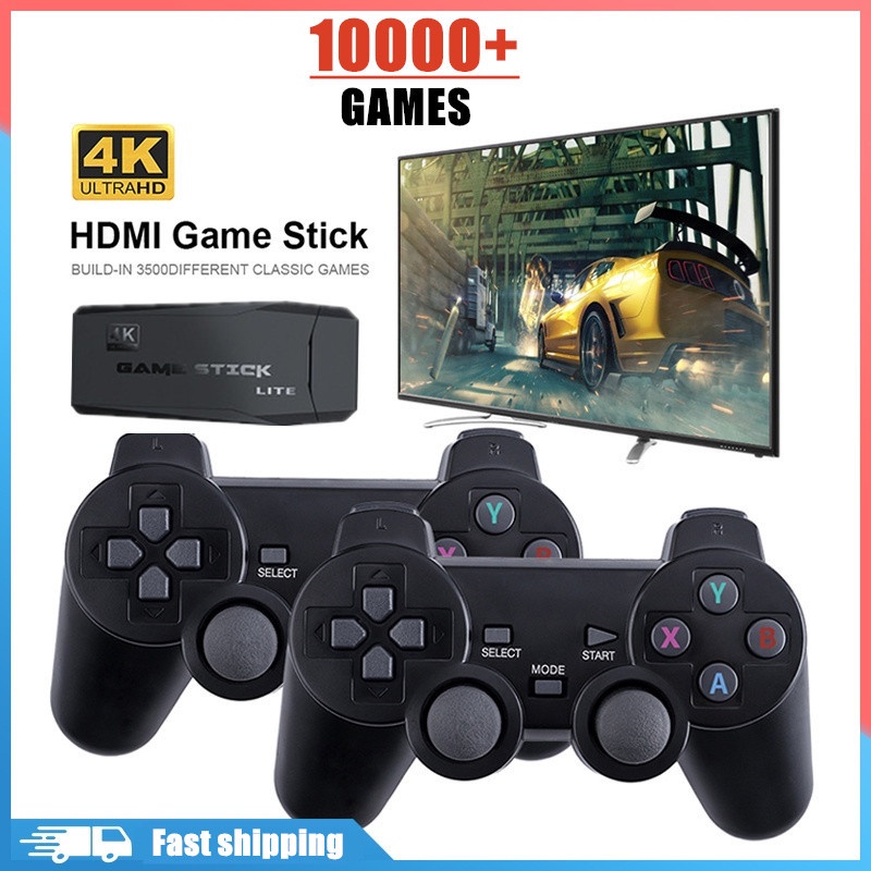 Portable 10k Game 4K TV Video Game Console With 2.4G Wireless ...