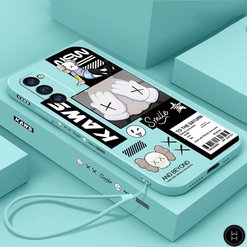 WH Casing Samsung Galaxy A03 A03S A04 A04S A04E A13 A14 A23 A53 A73 Trendy Brand Kaws Phone Case ...