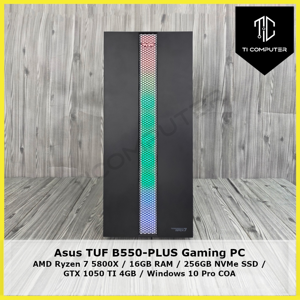 Customize Gaming Asus TUF B550-PLUS AMD Ryzen 7 5800X 16GB RAM 256GB ...